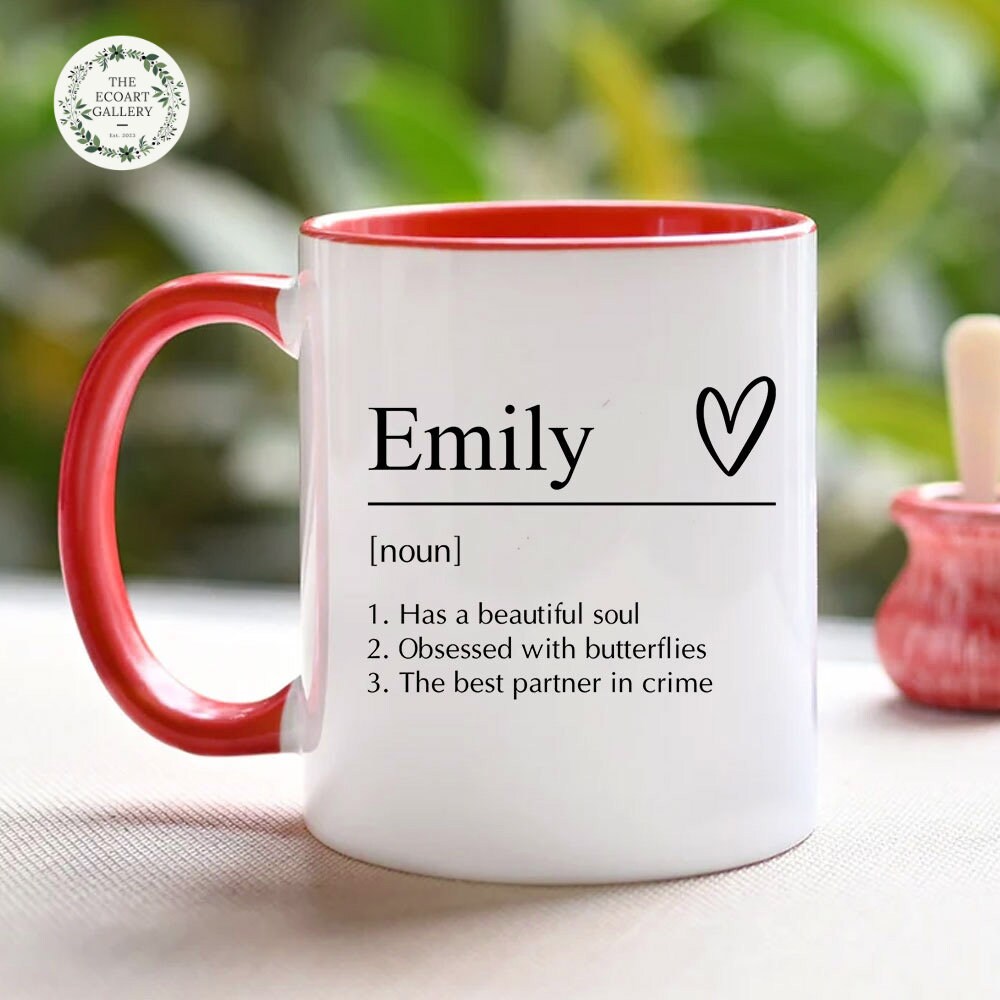 Personalized Name Definition Mug, Custom Name Mug, Personalize Name ...