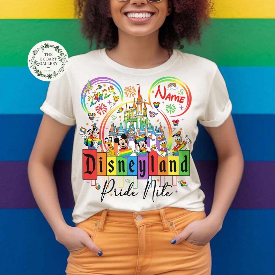 Personalized Disneyland Pride Nite Mickey and Friends LGBT 2024 Shirt ...