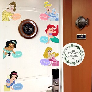 Personalized Disney Princess Inspired Magnets for Cruise Ship Stateroom ...