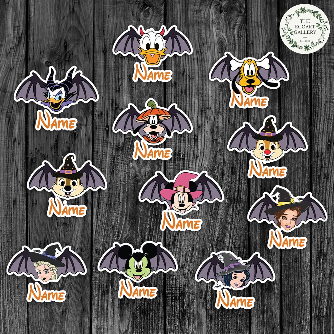 Personalized All Characters Mickey and Friends Halloween on the High ...