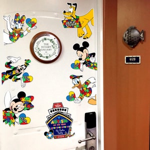 Personalized Mickey and Friends Autism Awareness Disney Cruise Magnet ...
