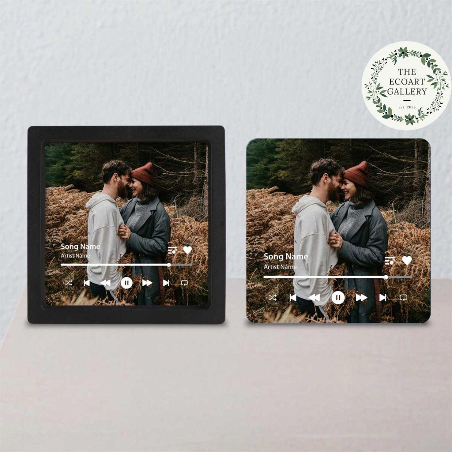 Personalized Music Fridge Magnet, Custom Photo & Song Album Music ...