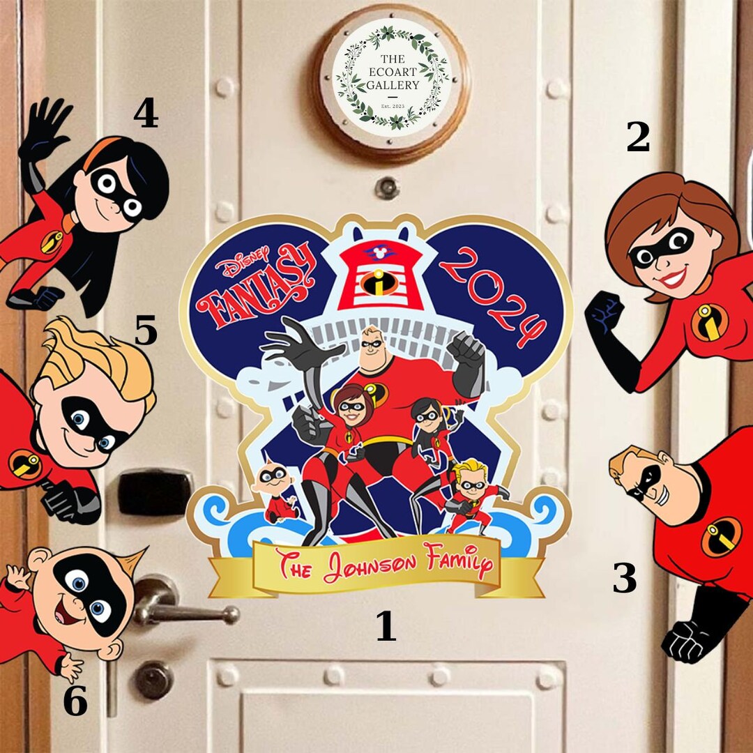 Personalized Pixar Day at Seas Disney Cruise Magnets, Family Cruise ...
