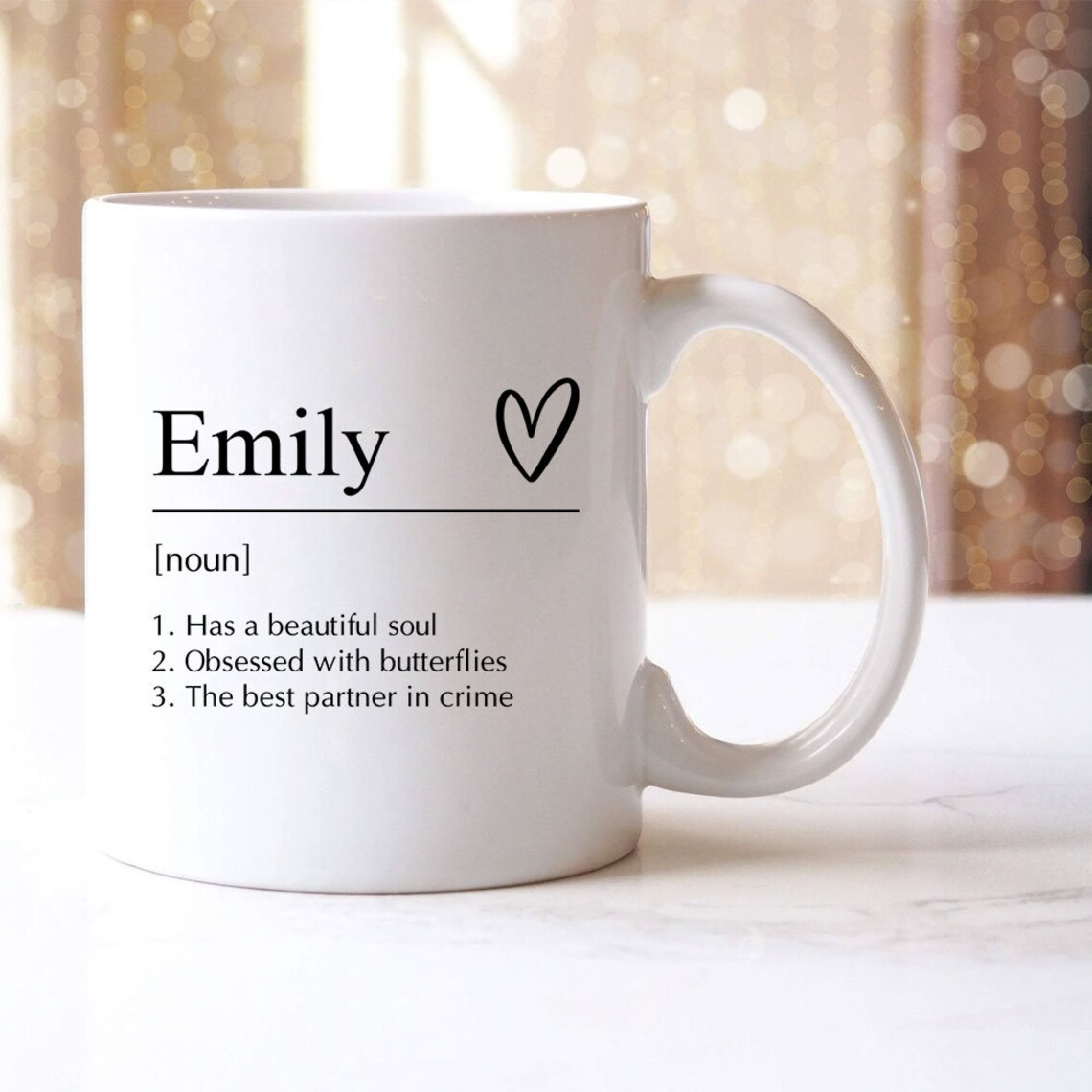 Personalized Name Definition Mug, Custom Name Mug, Personalize Name ...
