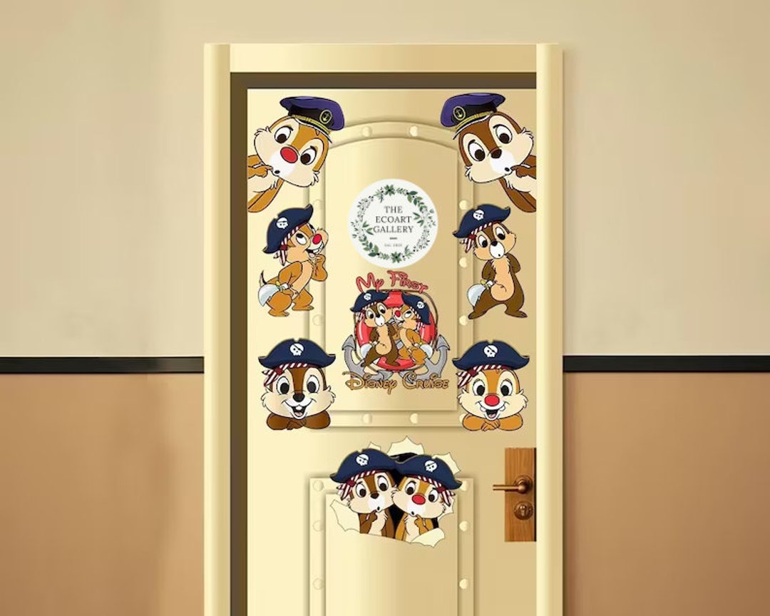 Chip and Dale Disney Disney Inspired Cruise Ships Magnets, Chip Dale ...