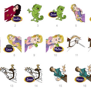 Disney Tangled Inspired Magnet, Disney Lost Princess Rapunzel Cruise ...
