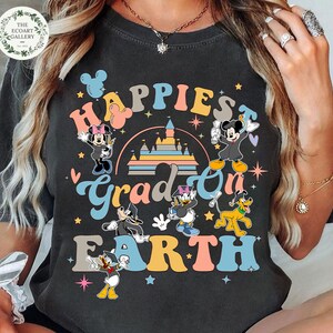 Mickey and Friends Happiest Grad on Earth Shirt, Disney Graduation 2024 ...