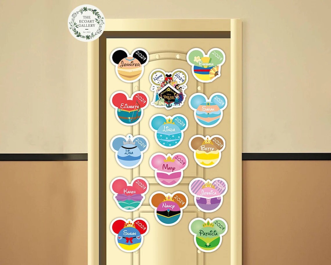Personalized Disney Princesses Cruise Door Magnet, Disney Cruise Line ...