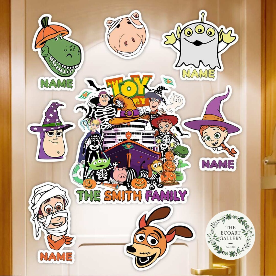 Personalized Toy Story Halloween Cruise Magnet, Disney Toy Story ...