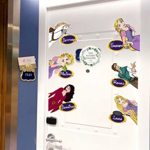 Disney Tangled Inspired Magnet, Disney Lost Princess Rapunzel Cruise ...