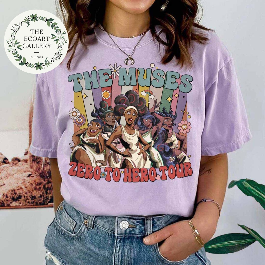 Vintage Retro the Muses Zero to Hero Tour Shirt, Retro Disney Hercules ...