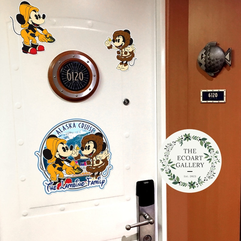 Personalized Mickey Minnie Disney Alaska Cruise Magnet Disney - Etsy