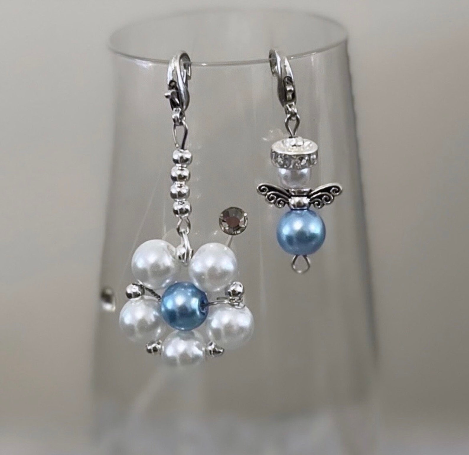 Something Blue Flower Charm. Perfect Dainty and Classy Gift for a ...