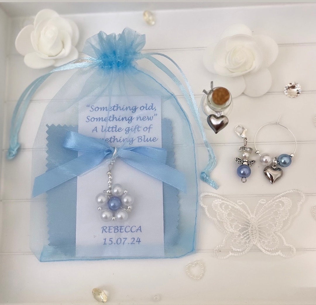 Something Blue Flower Charm. Perfect Dainty and Classy Gift for a ...