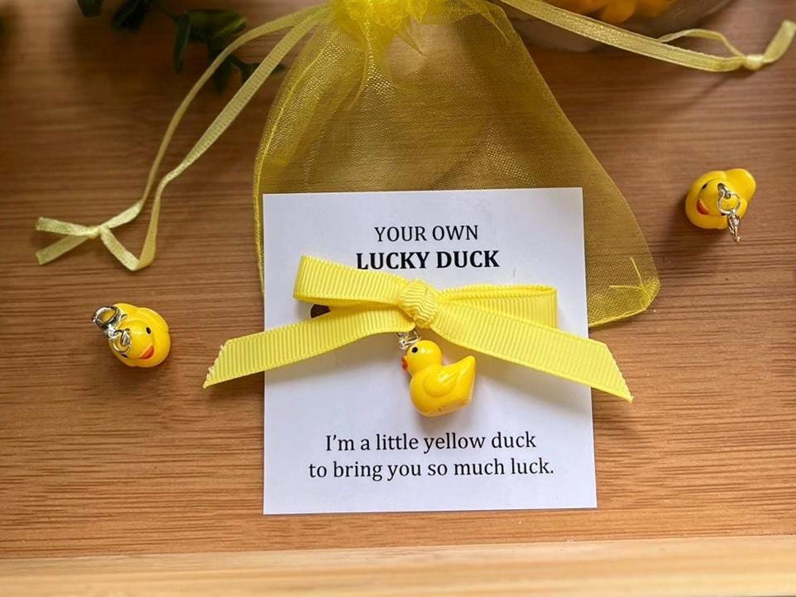Lucky Duck Gift. Good Luck Duck to Be Attached to a Purse, Handbag ...