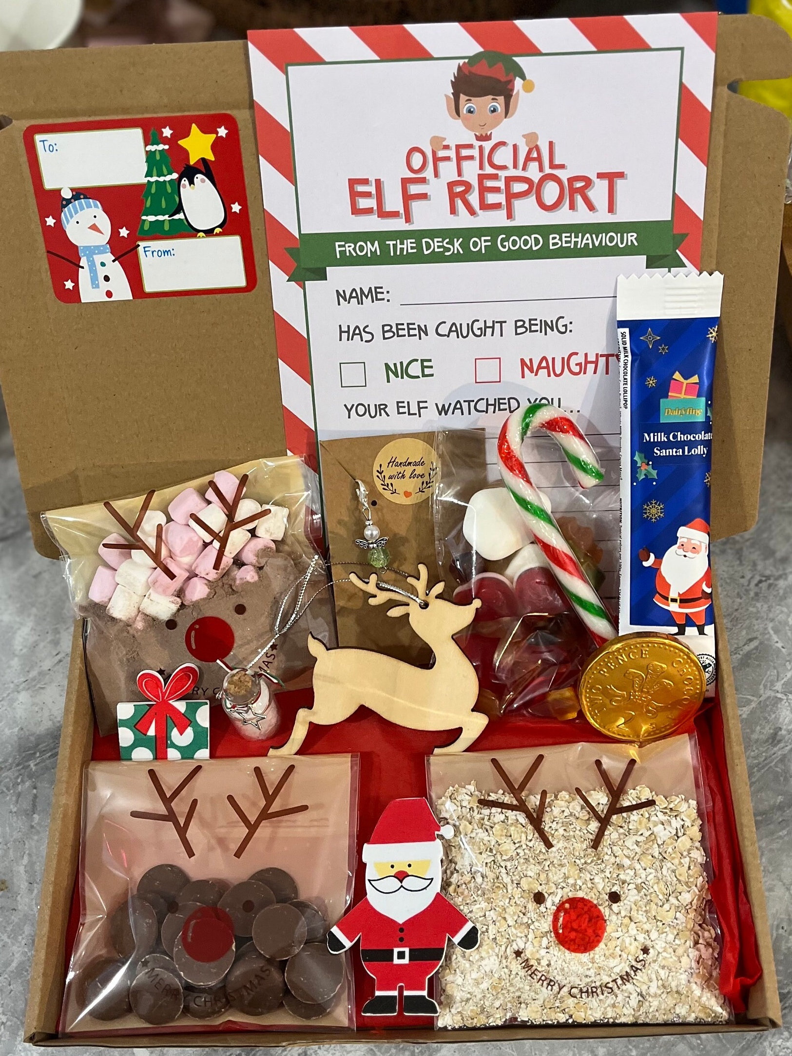 Christmas Eve Box Filled Stocking Fillers Reindeer Food. Hot - Etsy UK