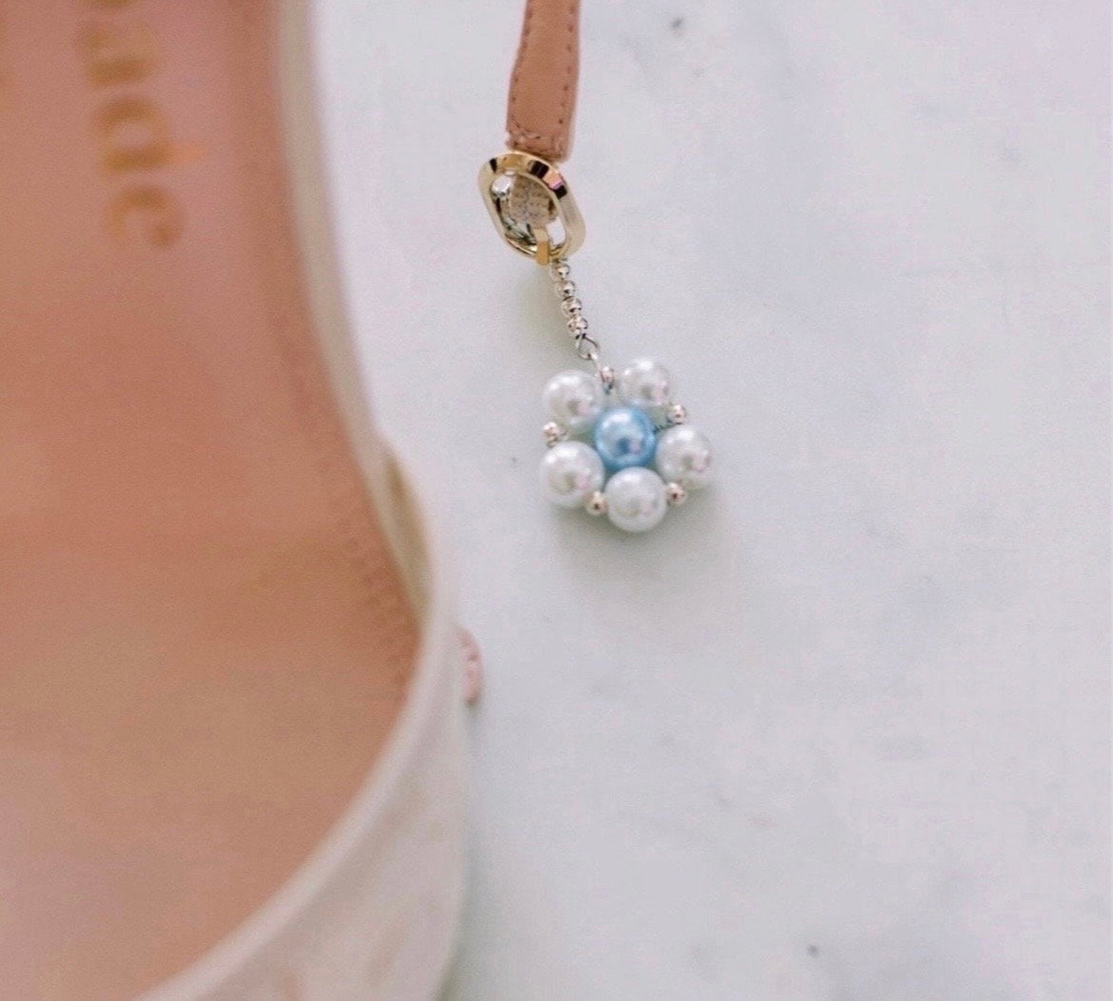 Something Blue Flower Charm. Perfect Dainty and Classy Gift for a ...
