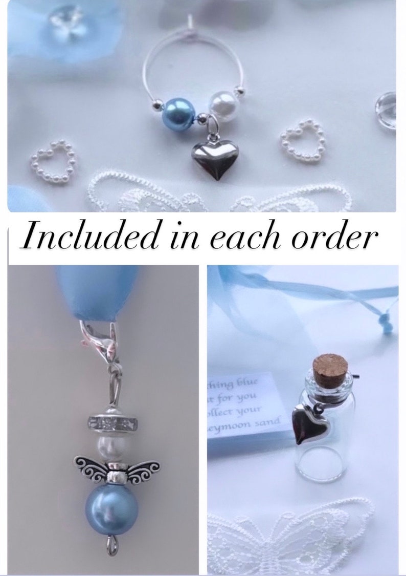 Something Blue Flower Charm. Perfect Dainty and Classy Gift for a ...