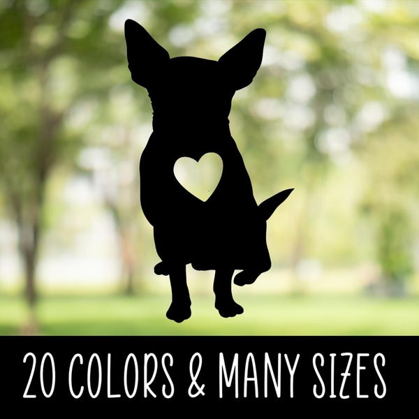 Chiweenie Decal - Etsy