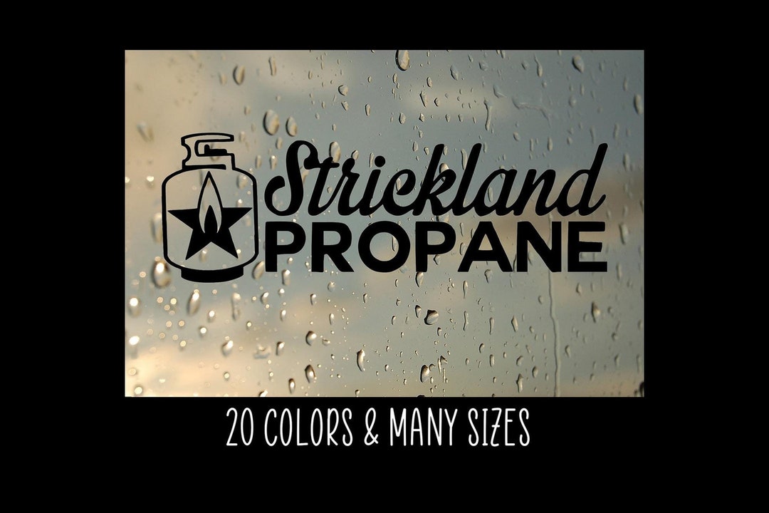 Strickland Propane Vinyl Decal King of the Hill Car Decal Bumper ...