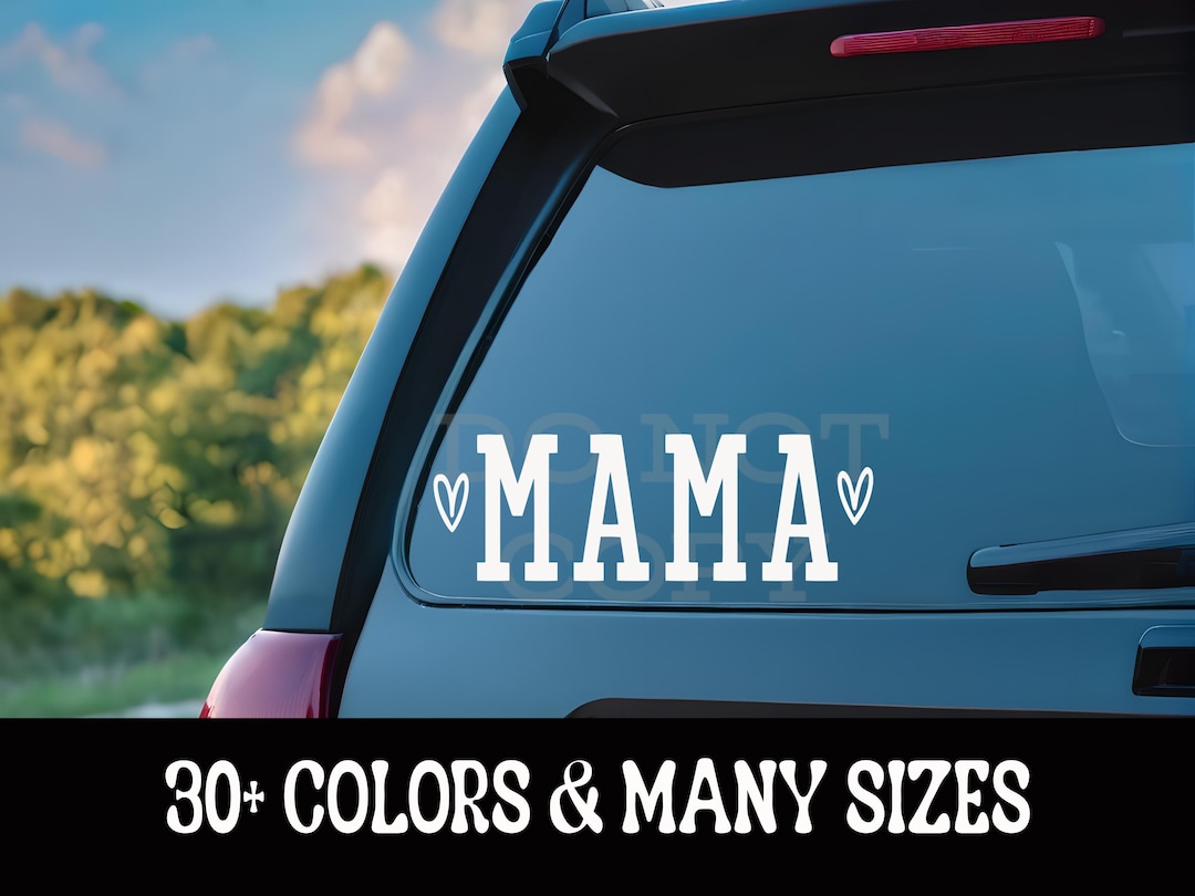 Mama Car Decal - Laptop, Water Bottle Sticker - Mom Gift - Etsy