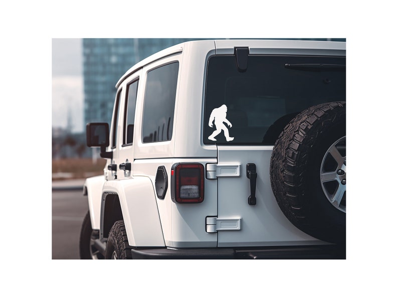 Bigfoot Sasquatch Car Mirror Decal Hunting Stickers - Etsy