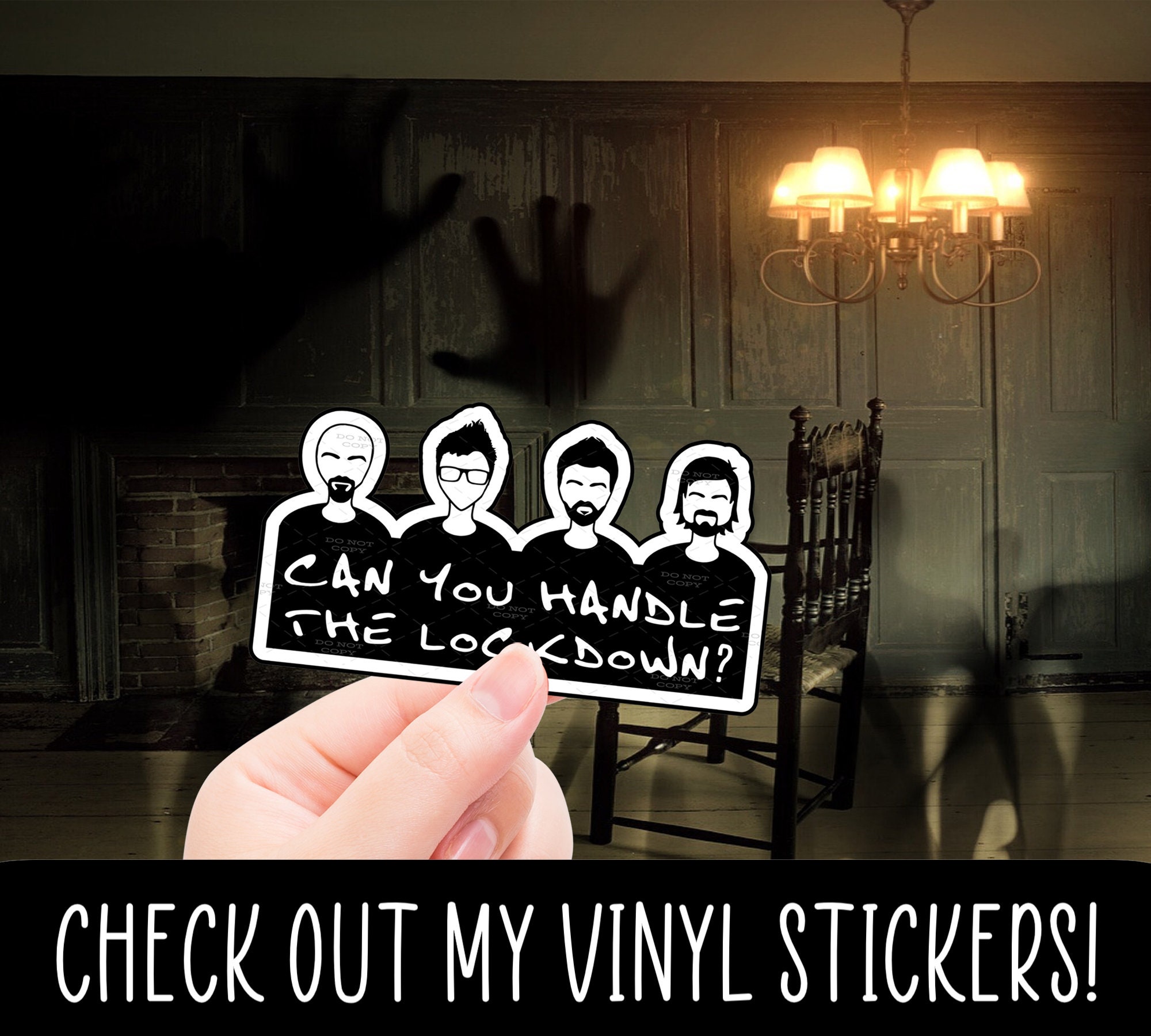 SLS Figure Ghost Hunting Decal Paranormal Spirits Ghost Hunter Gift ...