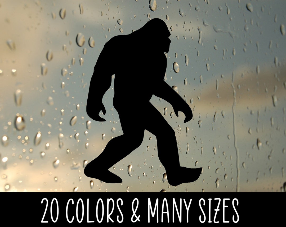 Bigfoot Sasquatch Car Mirror Decal - Hunting Stickers - Etsy