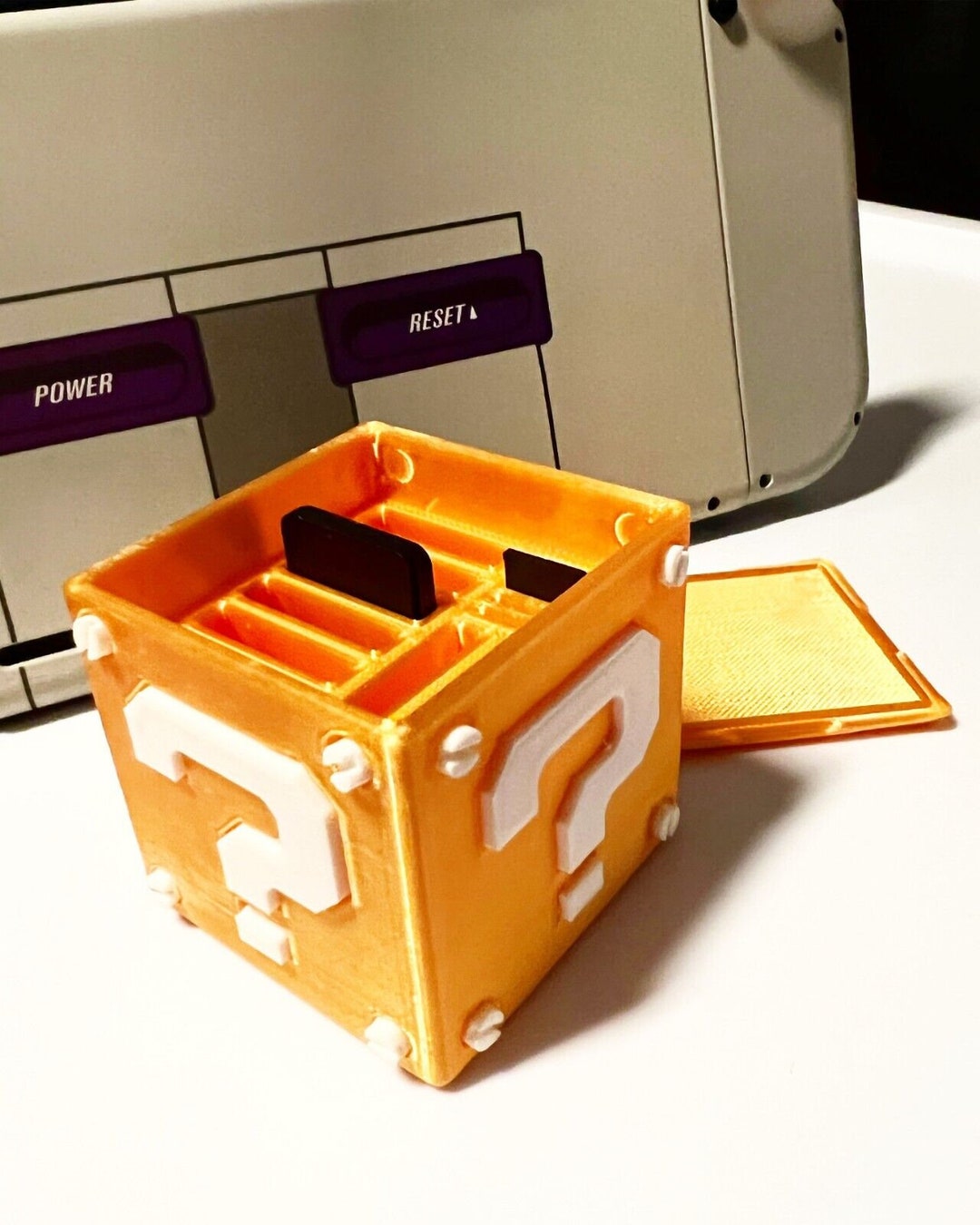 Super Mario Bros 3D Printed Block Nintendo Switch Game Case - Etsy