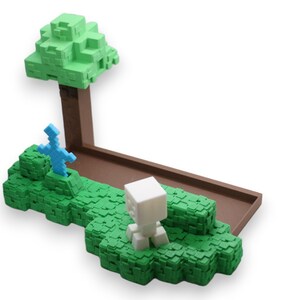 3D Printed Minecraft Creeper Dock Display Stand for Nintendo Switch ...