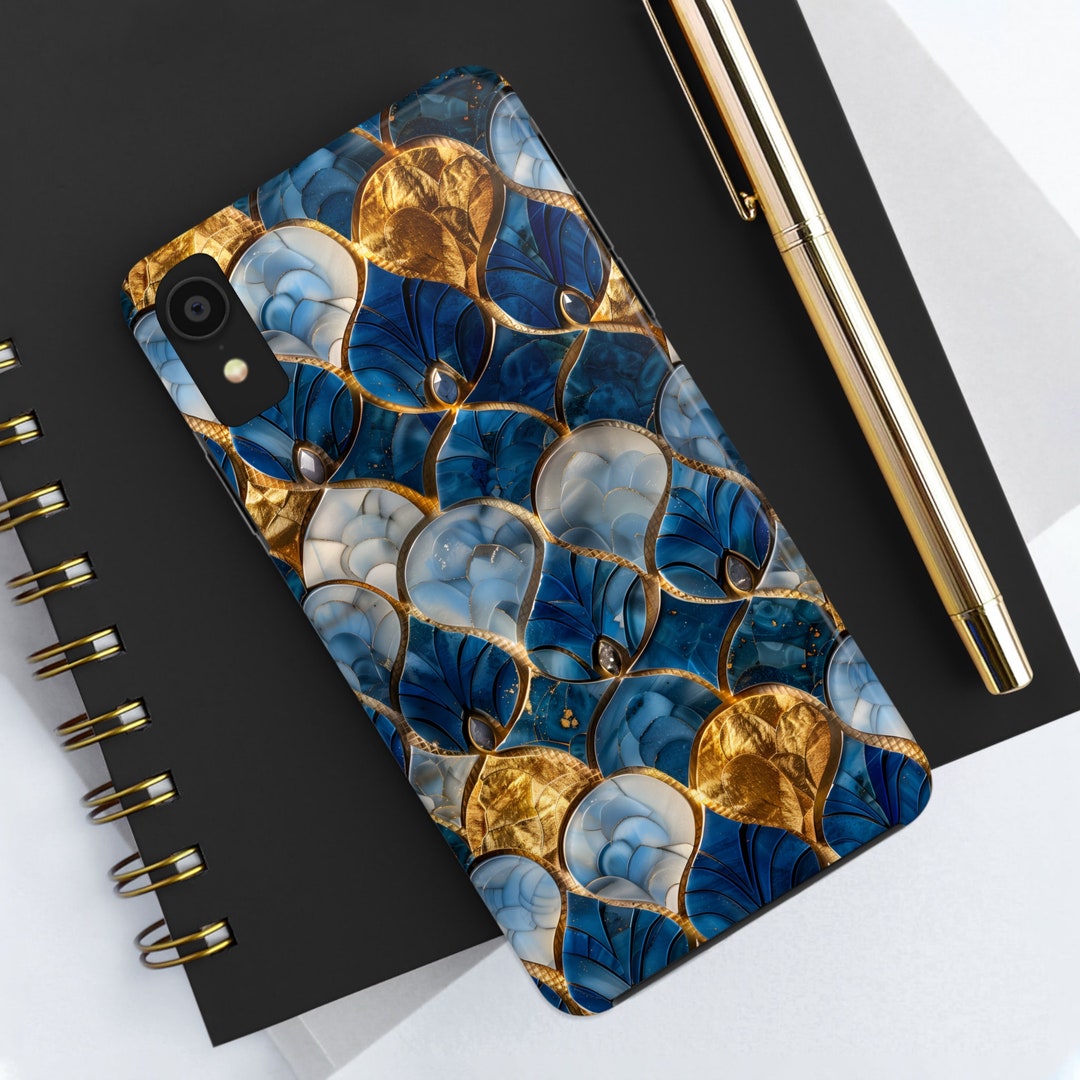 Phone Case in Unique Art Deco Stained Glass Design for Iphone, Samsung ...