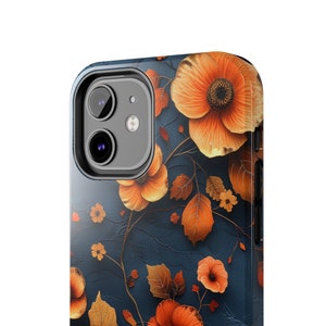 Phone Case in Cosy Floral Aesthetic, Durable Protective Apple Cellphone ...
