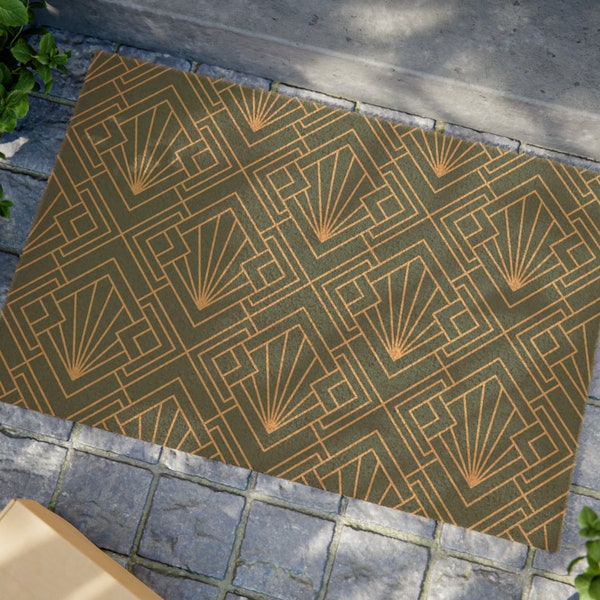 Art Deco Doormat - Etsy