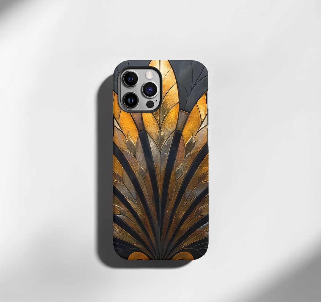 Elegant High Quality Phone Case in Art Deco Design, Luxurious Tough ...
