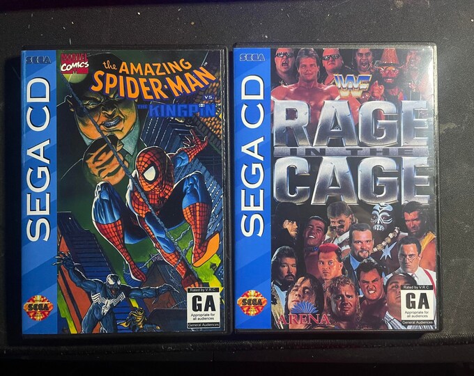 Sega CD, Any Title, Custom Case W/inserts & Foam, PLEASE Message With ...