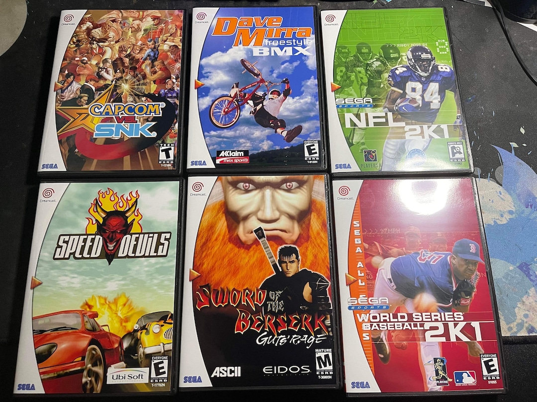 Sega Dreamcast Reproduction Game / DVD Case Combo Repro Custom Made! - Etsy