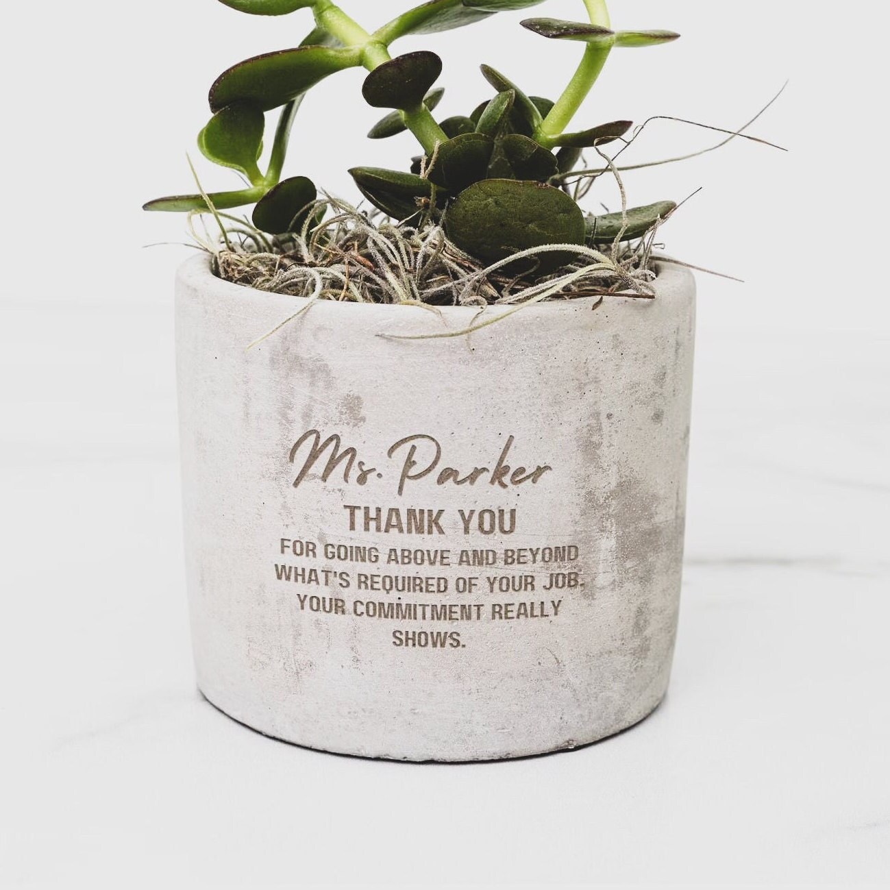 Personalized Planter, Custom Flower Pot, Appreciation Gift, Thank You ...