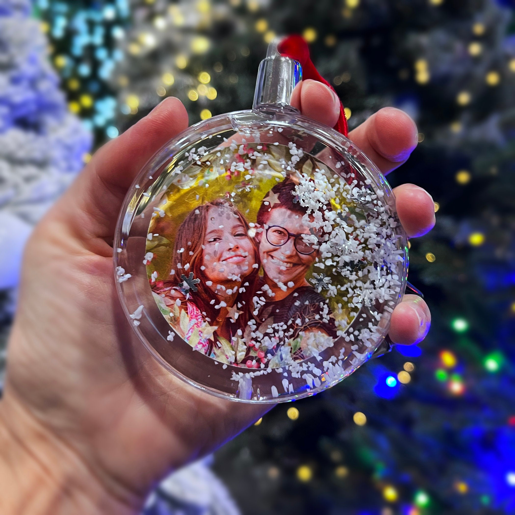 Snow Globe Christmas Ornament Custom Snow Globe Personalized Kids ...