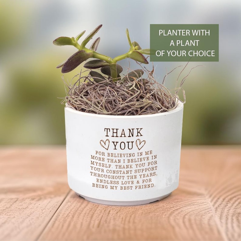 Customized Planter, Appreciation Gift With Name, Thank You Gift, Custom ...