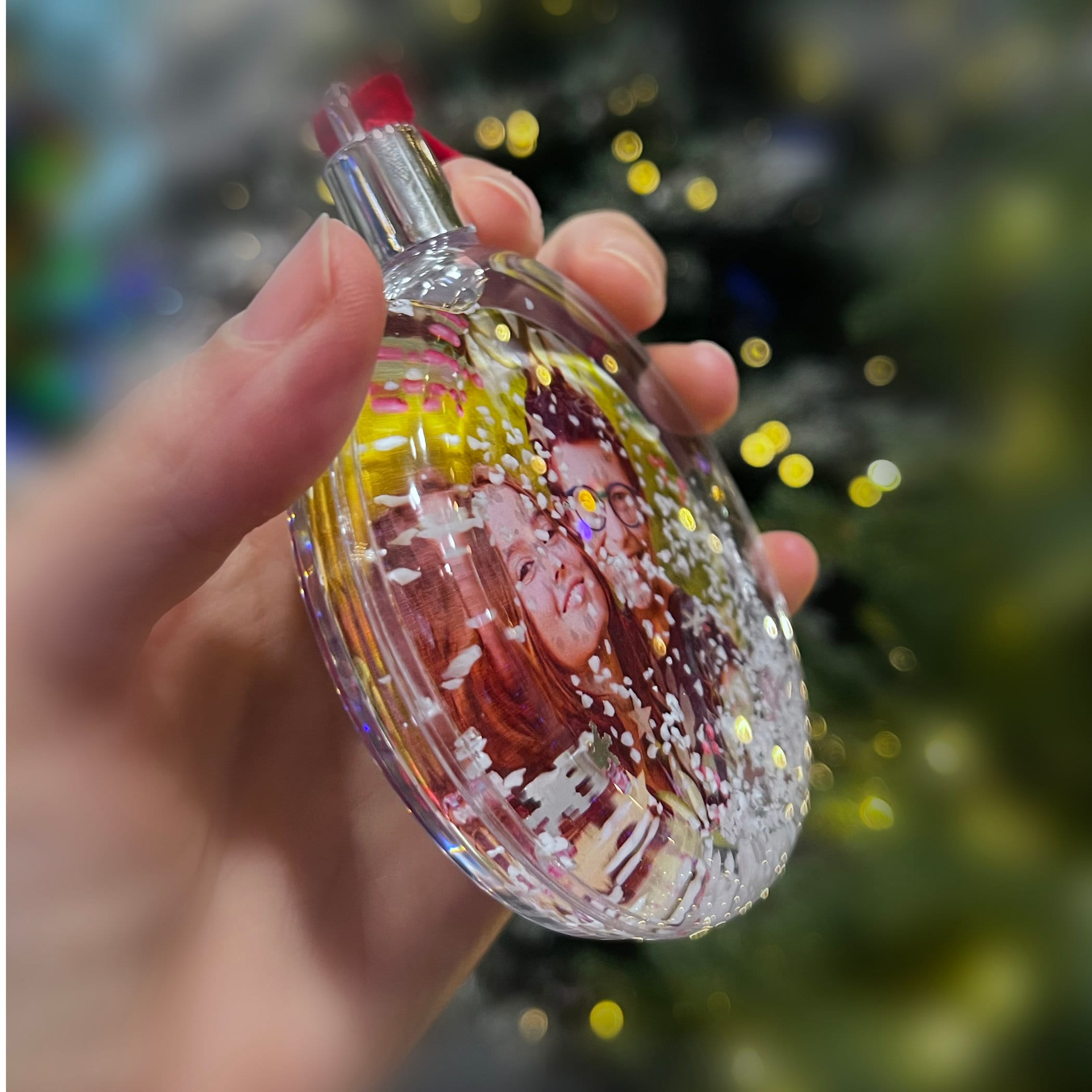 Snow Globe Christmas Ornament Custom Snow Globe Personalized Kids ...