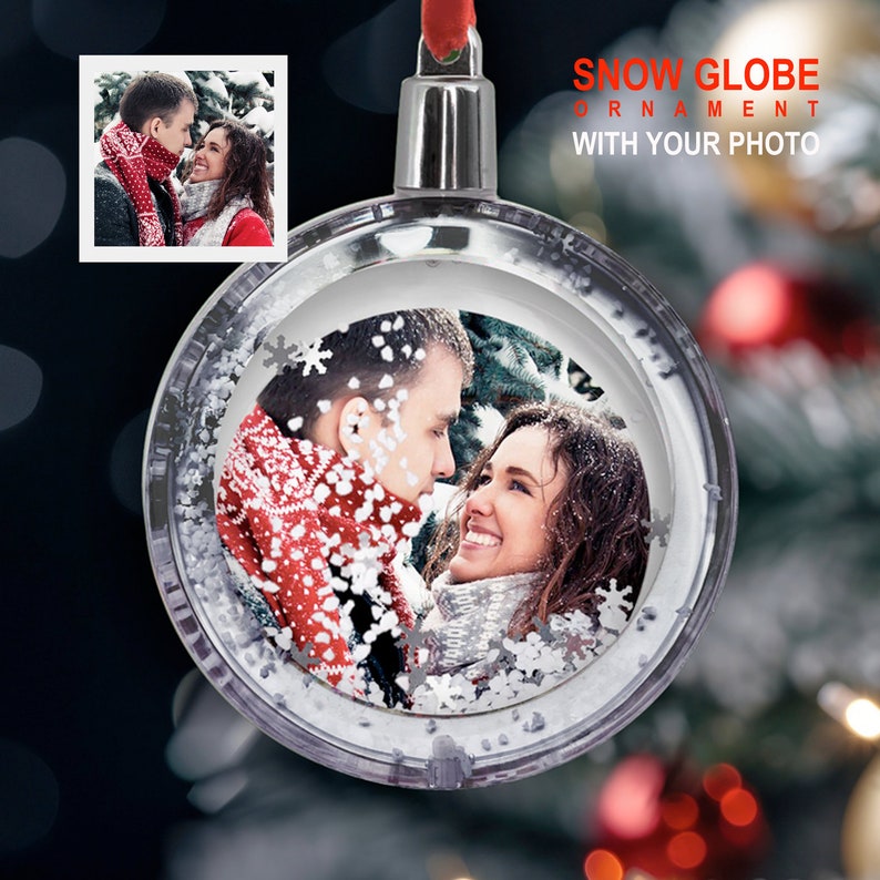 Snow Globe Christmas Ornament Custom Snow Globe Personalized Kids ...