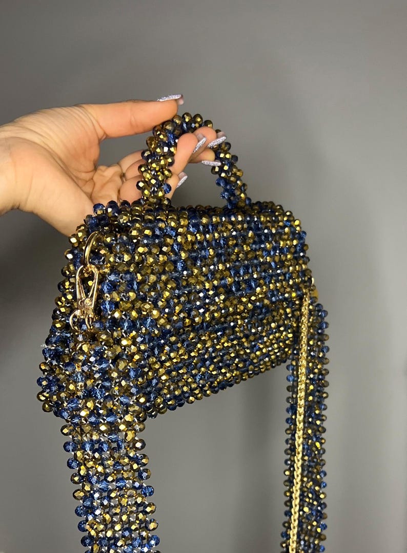 Crystal Beaded Bag Tutorial: DIY Purse Pattern With Video Lesson - Etsy