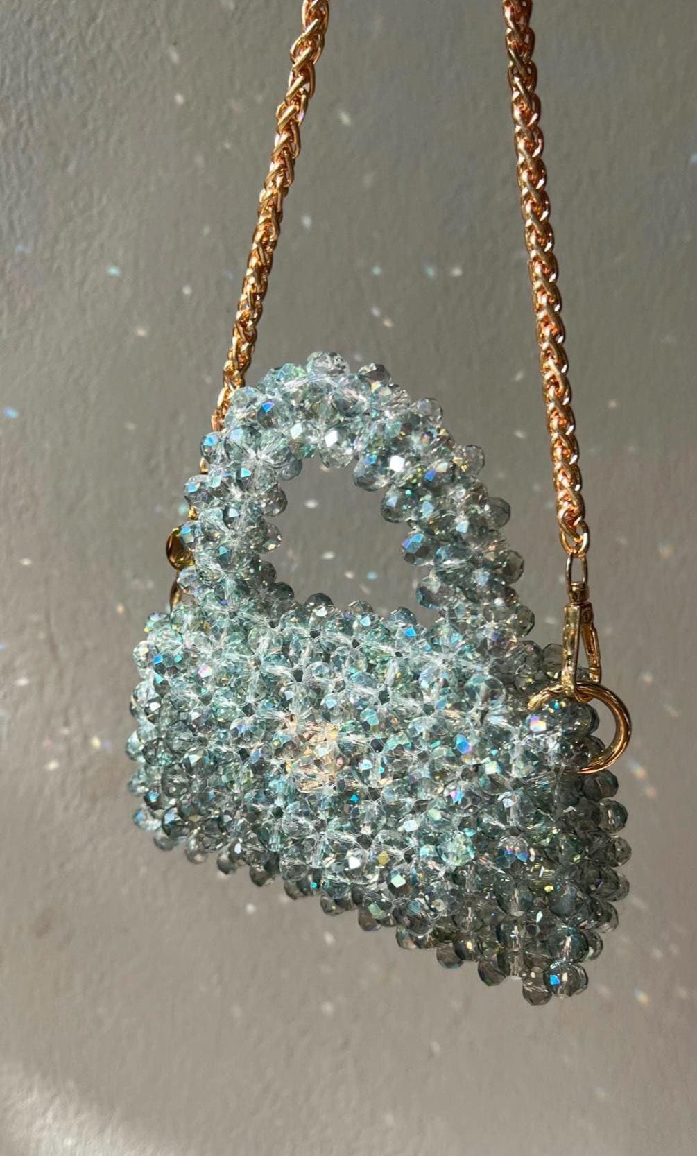 Beaded Mini Bag DIY Video Tutorial: Crystal Purse Pattern - Etsy