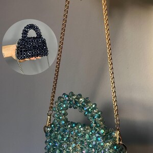 Beaded Mini Bag DIY Video Tutorial: Crystal Purse Pattern - Etsy