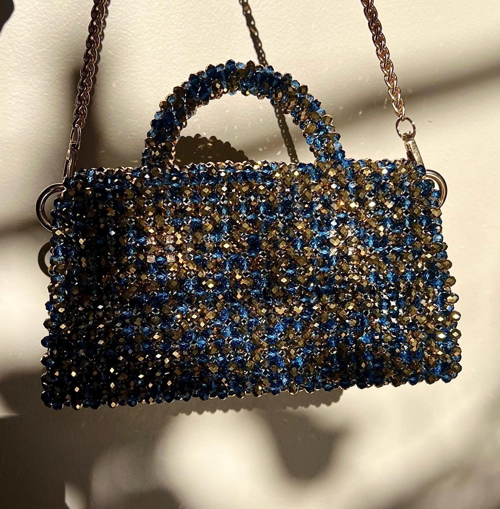 Crystal Beaded Bag Tutorial: DIY Purse Pattern With Video Lesson - Etsy