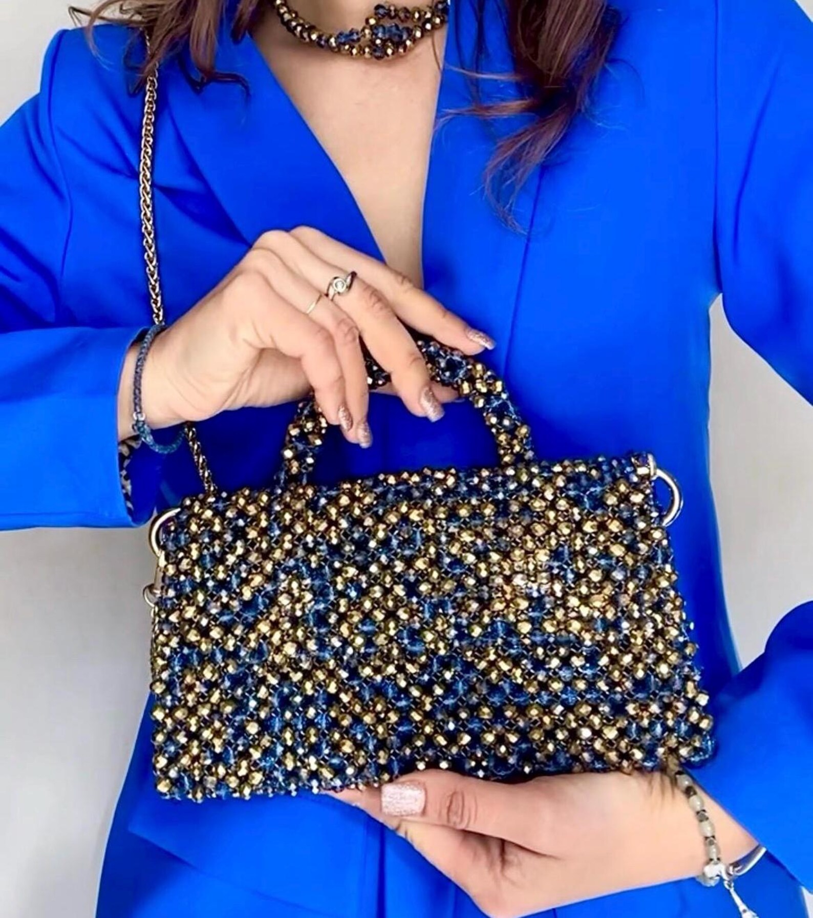 Crystal Beaded Bag Tutorial: DIY Purse Pattern With Video Lesson - Etsy