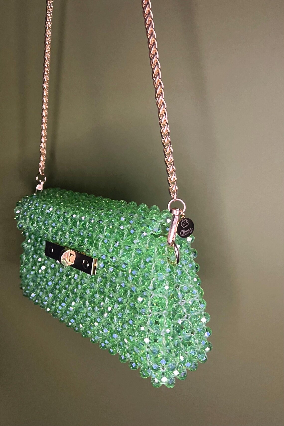 Beaded Clutch Bag Video Tutorial: DIY Crystal Purse Weaving Pattern - Etsy