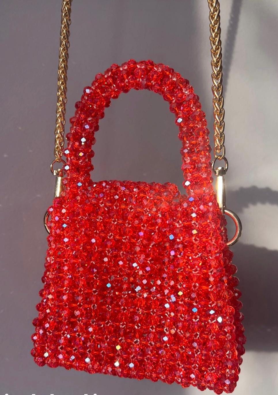Crystal Beaded Bag Tutorial: DIY Video Lesson - Etsy