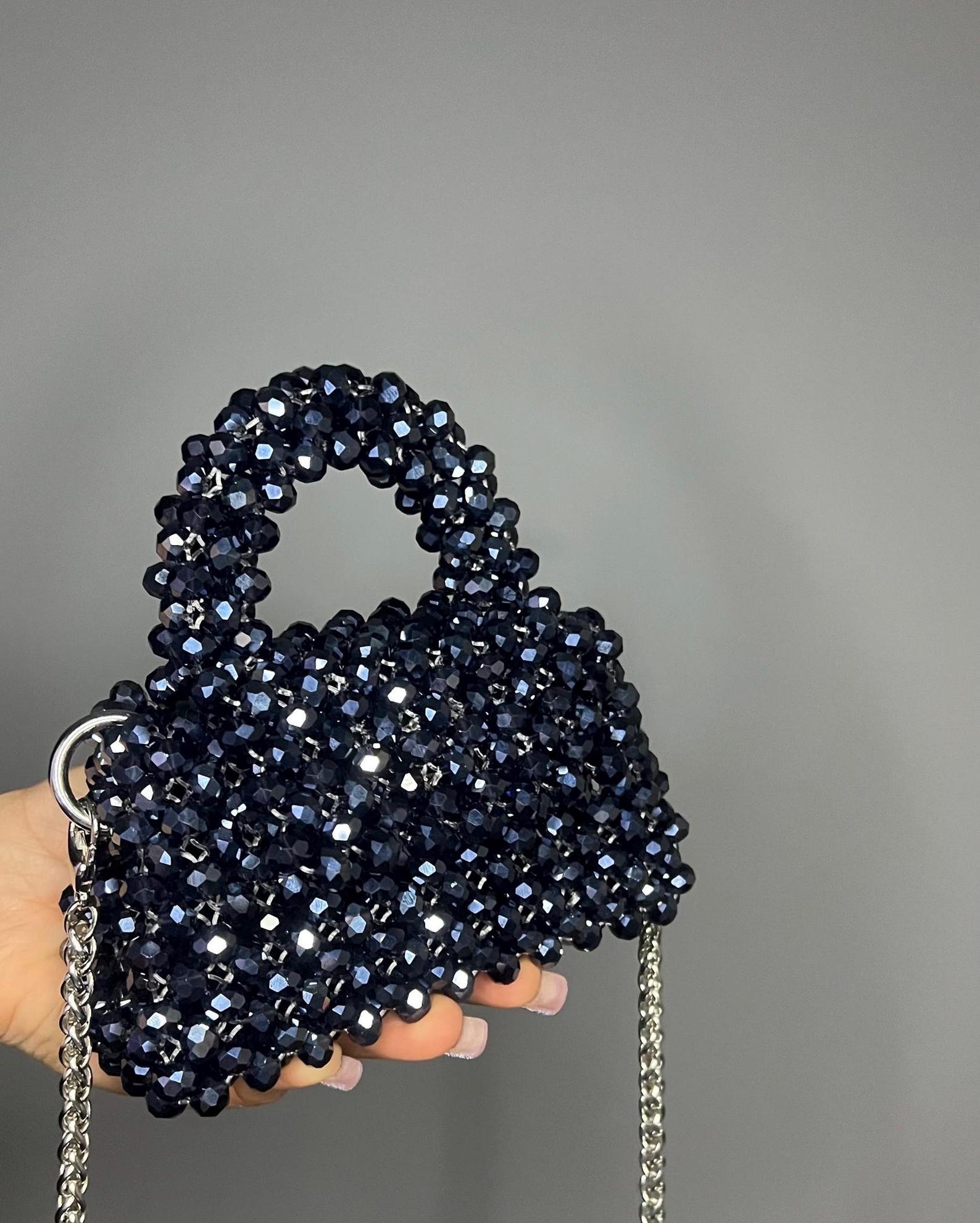Beaded Mini Bag DIY Video Tutorial: Crystal Purse Pattern - Etsy