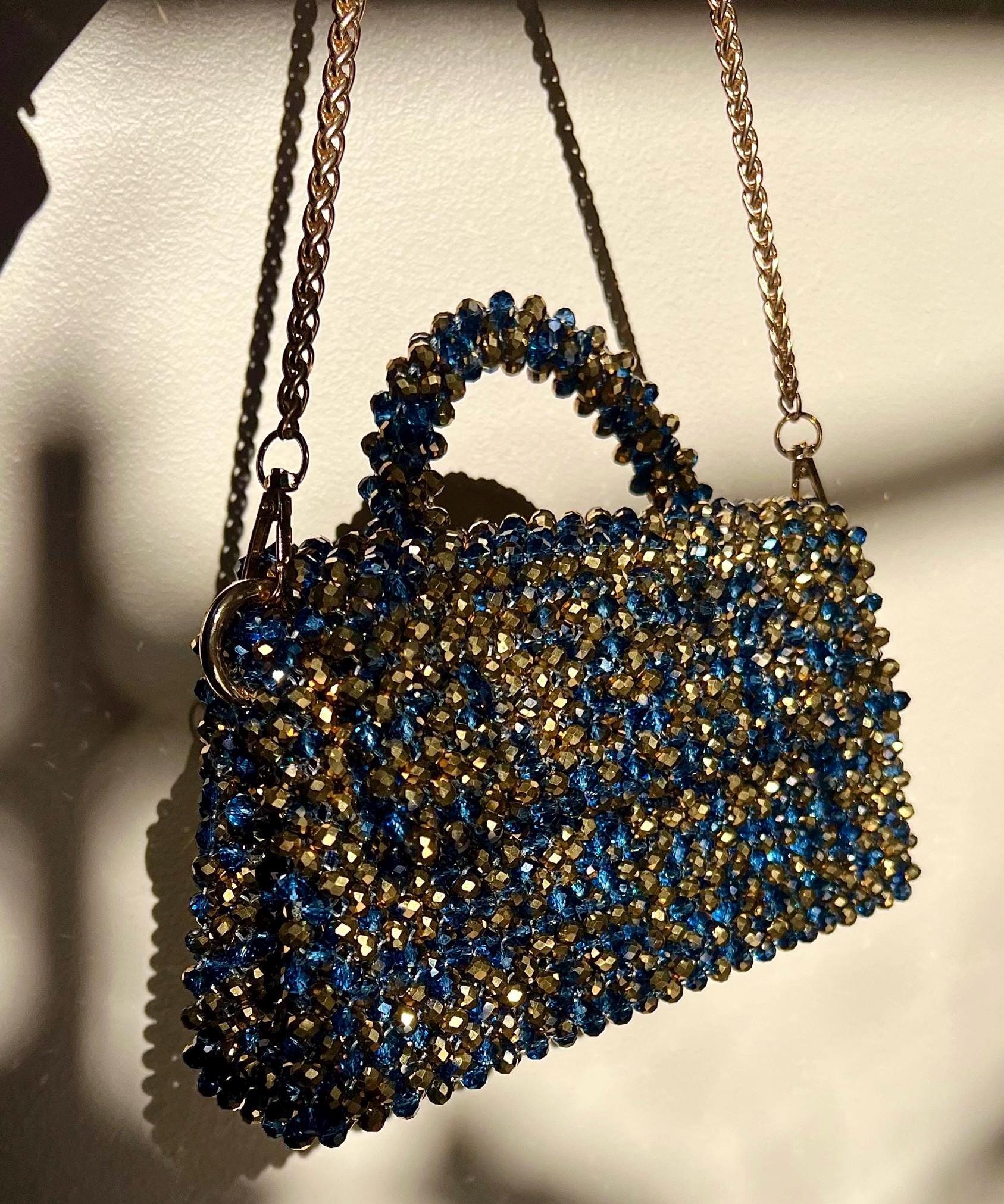 Crystal Beaded Bag Tutorial: DIY Purse Pattern With Video Lesson - Etsy